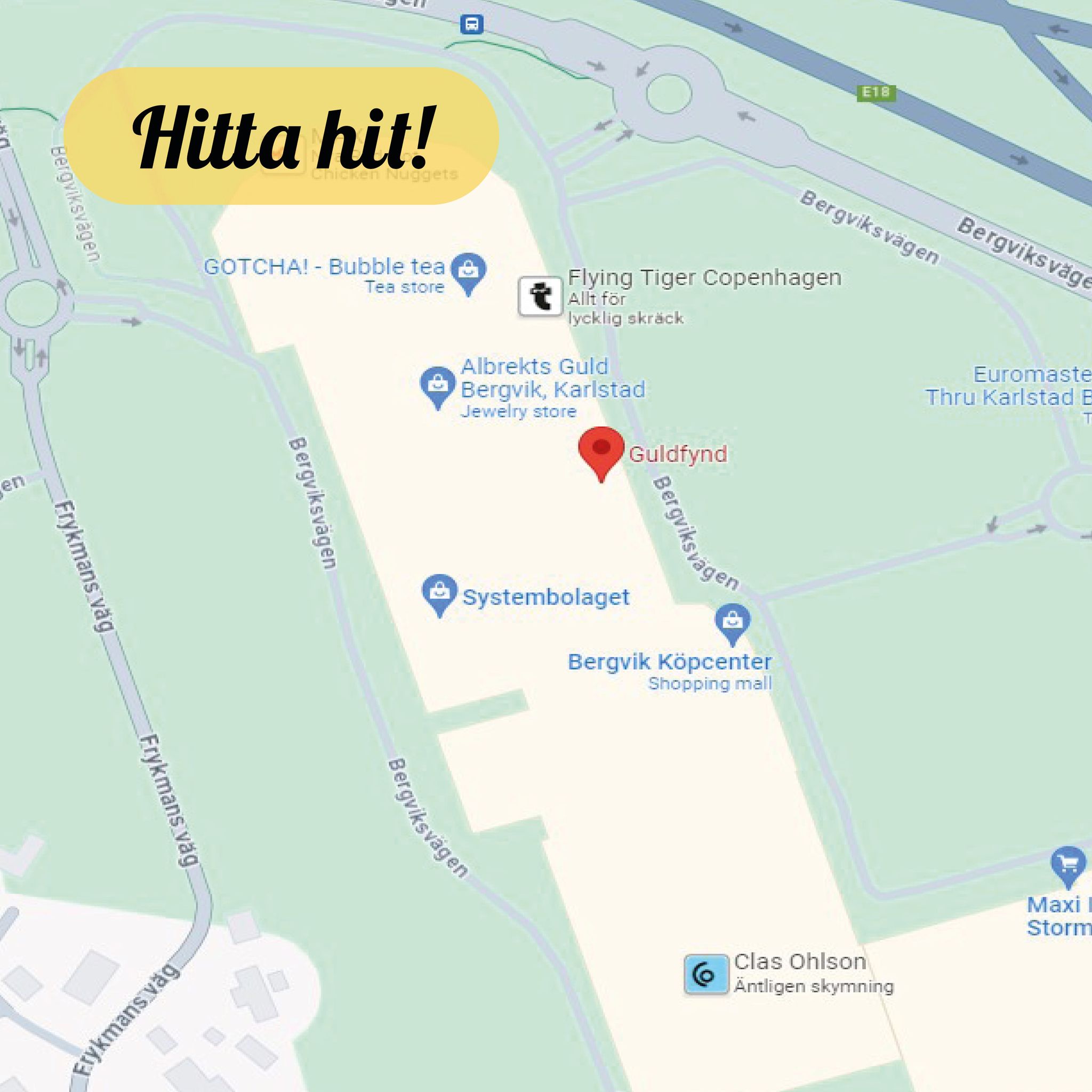 Guldfynd i Bergvik Köpcenter | Guldfynd